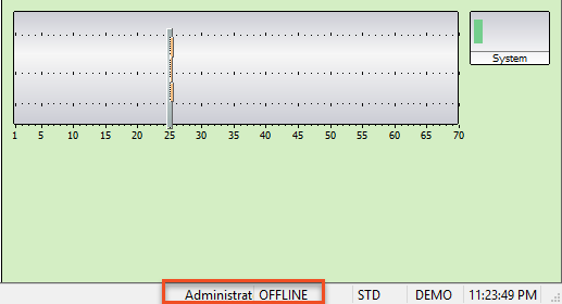 No connection to the instrument during start-up or instrument ...