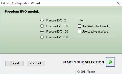 How to setup Freedom EVOsim™ for application development?