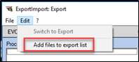How to use the Export/Import tool for EVOware®