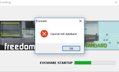 Freedom EVOware® FACTS.System – unspecified error