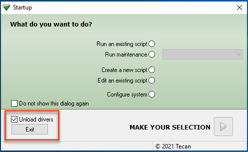 Freedom EVOware® FACTS.System – unspecified error