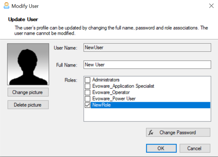 How to create and modify user roles in Freedom EVOware