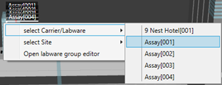 How to create labware in storage carriers (hotels, carousel, stacker ...