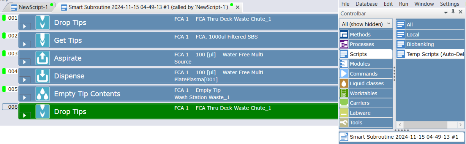 What is the difference between "Reagent Distribution" and "Sample ...