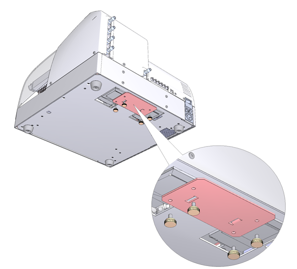 How to remove the transport lock