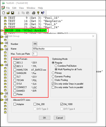 How to activate the generation of different output files, and find ...