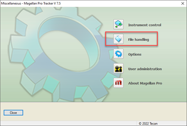File conversion to Magellan™ Tracker format