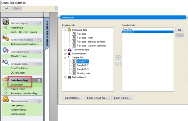 How to export data in Magellan (Pro) ™/SparkControl Magellan™
