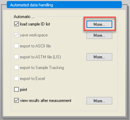 How to import sample ID lists