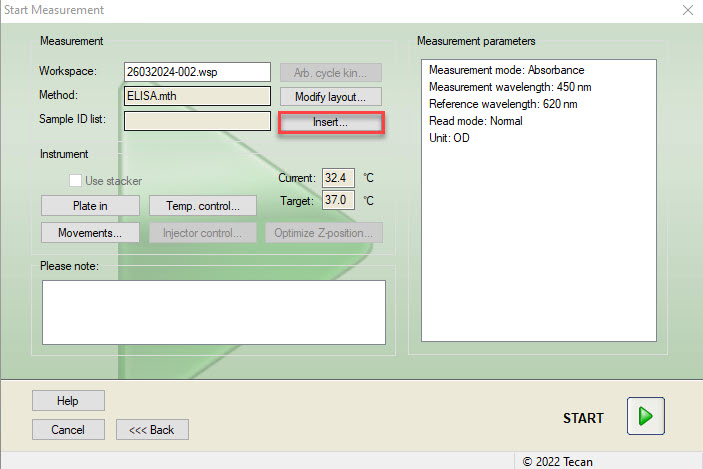 How to import sample ID lists