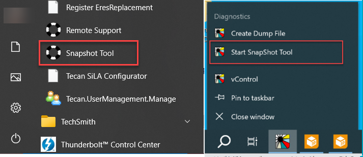 How to use the Snapshot tool in vControl™