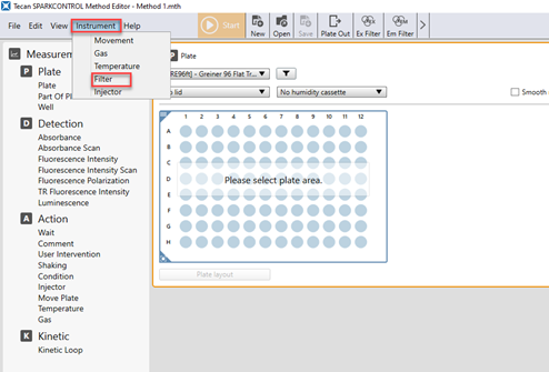 How to define filter slides in SparkControl™