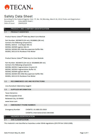 Download: Celero DNA-Seq Core Module SDS | Safety Data Sheet | pdf ...