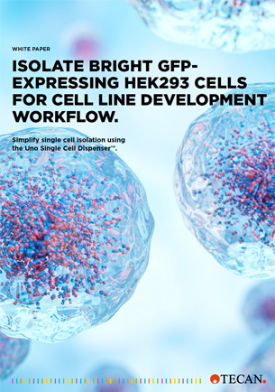 Download: Isolate Bright GFP-Expressing HEK-293 Cells for Cell Line Development Workflow | White ...